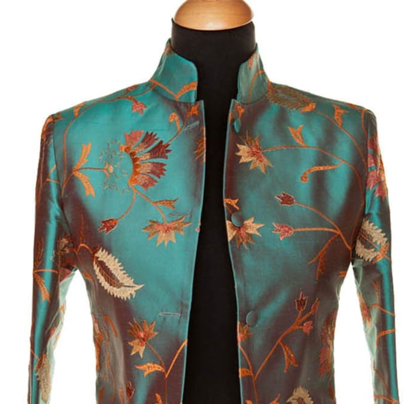 Silk Evening Jacket - Etsy