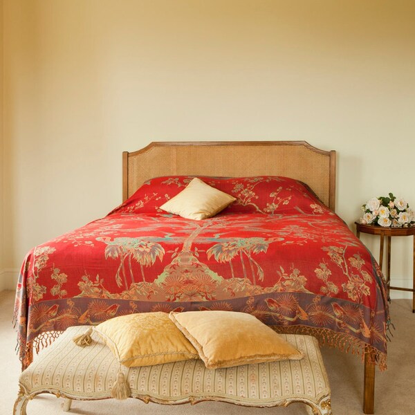 Silk Bedspread - Etsy