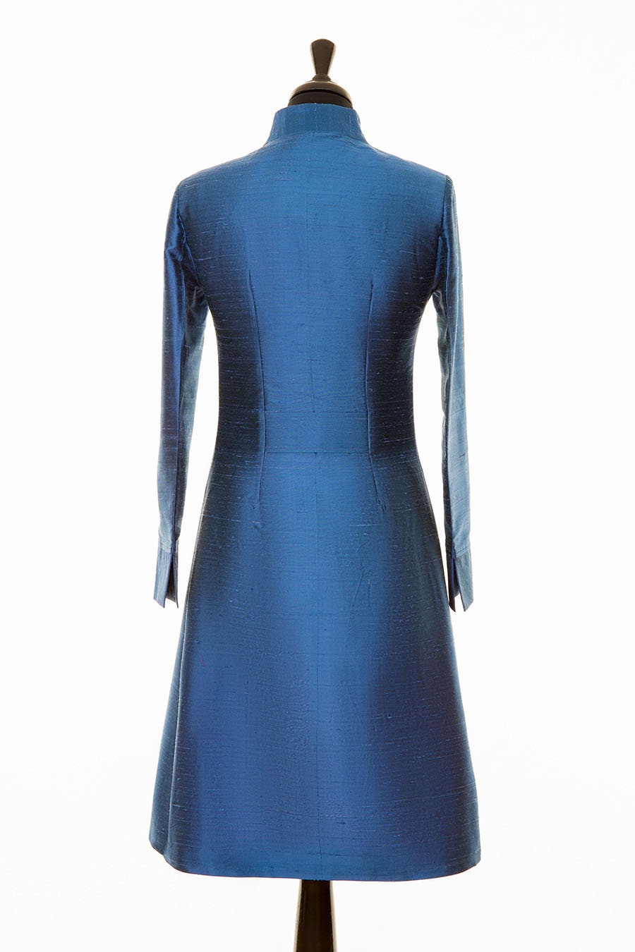 Women's French Blue Raw Silk A Line Frock Coat Mother of - Etsy UK