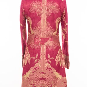 Women's Deep Raspberry Pink Cashmere Tailored Coat, Tree of Life ...