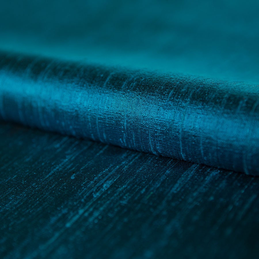 Raw Silk Coat Shot Silk Jacket Coat Vibrant Blue - Etsy Canada