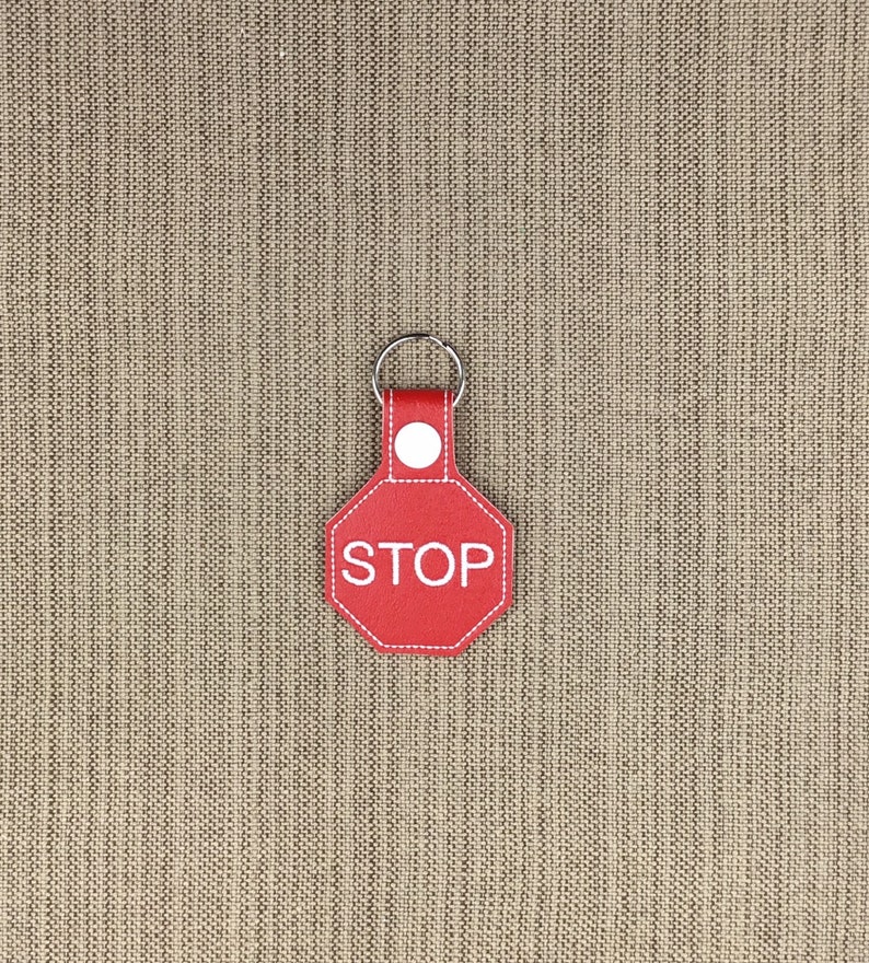 Stop Sign Keychain Crossing Guard Keychain Crossing Guard - Etsy