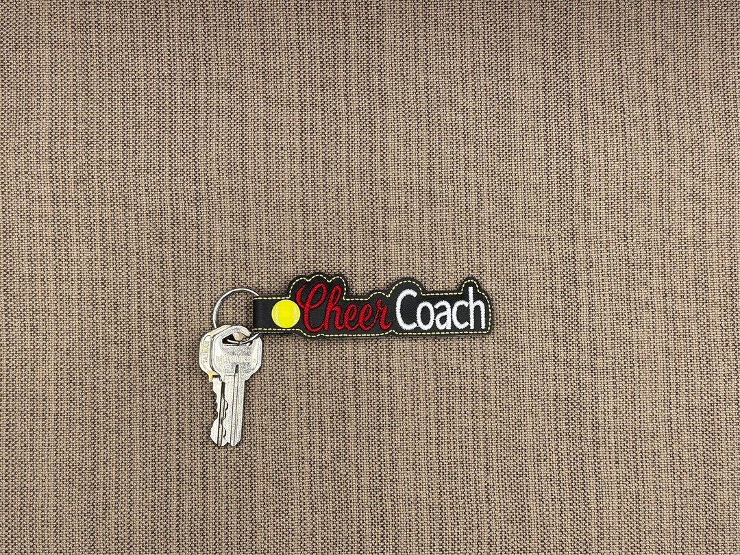 Cheer Coach Key Chain Cheerleader Coach Key Chain Cheerleader Coach Bag ...