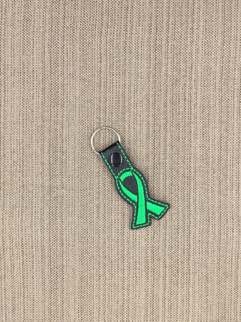 Green Awareness Keychain/luggage Tag - Etsy