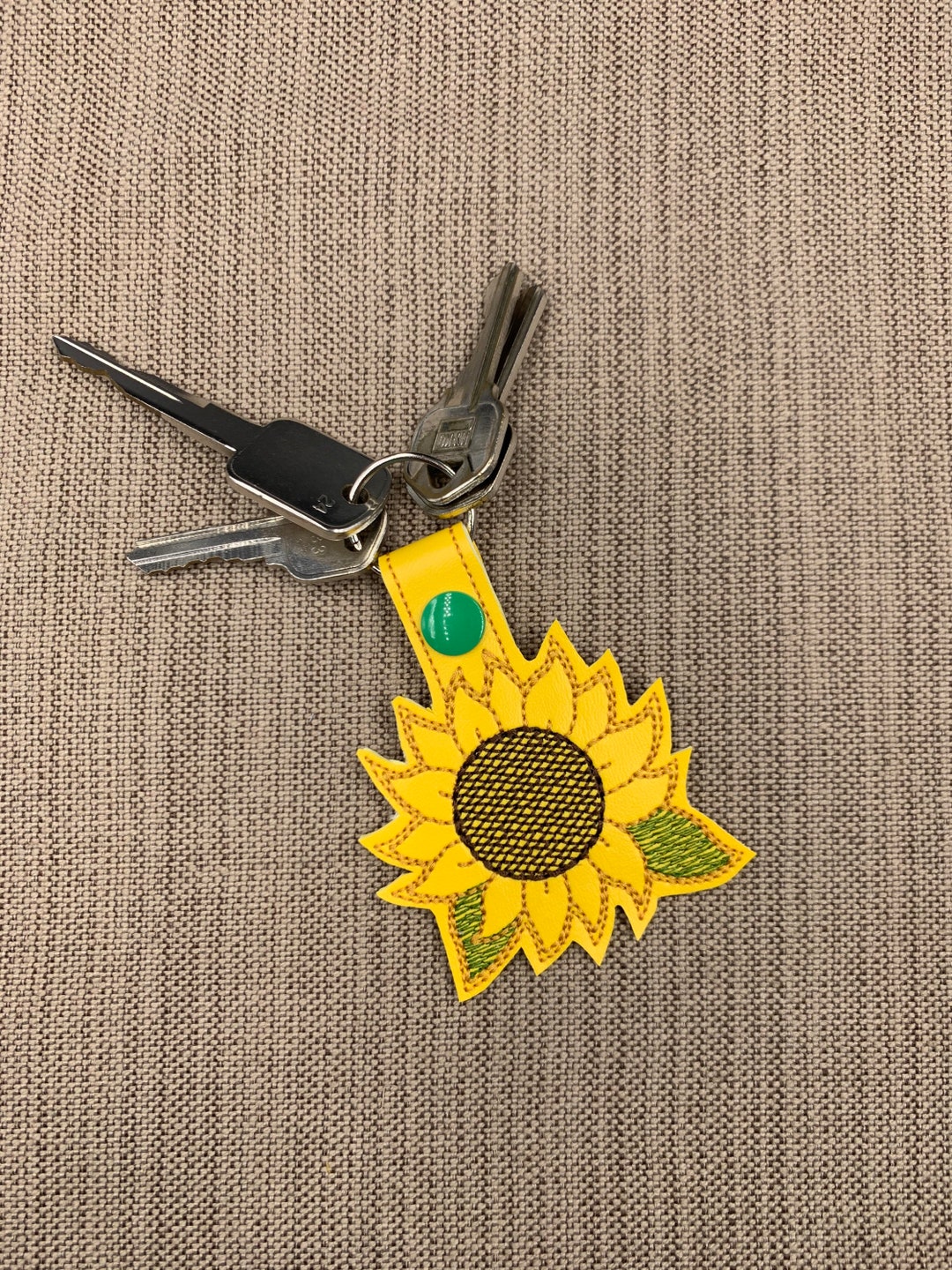 Sunflower Key Chain | Sunflower Key Ring | Sunflower Keychain ...