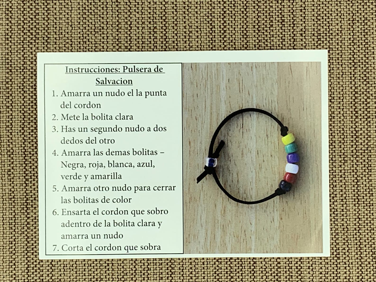 Salvation Bracelet Salvation Bracelet Craft Kits Gospel - Etsy