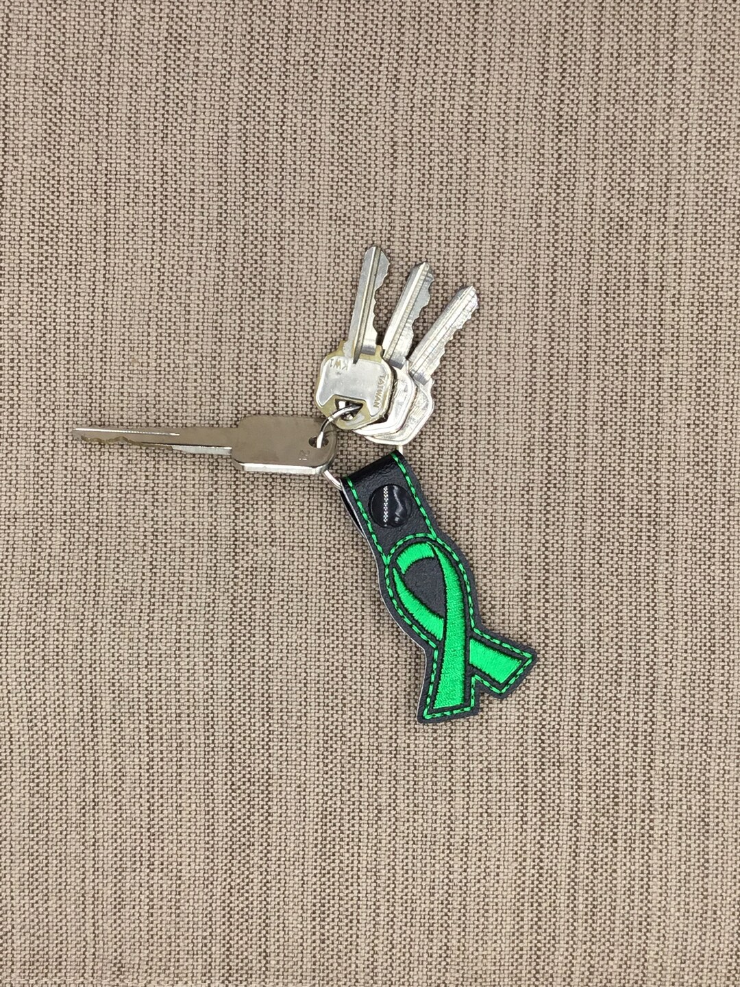 Green Awareness Keychain/luggage Tag - Etsy