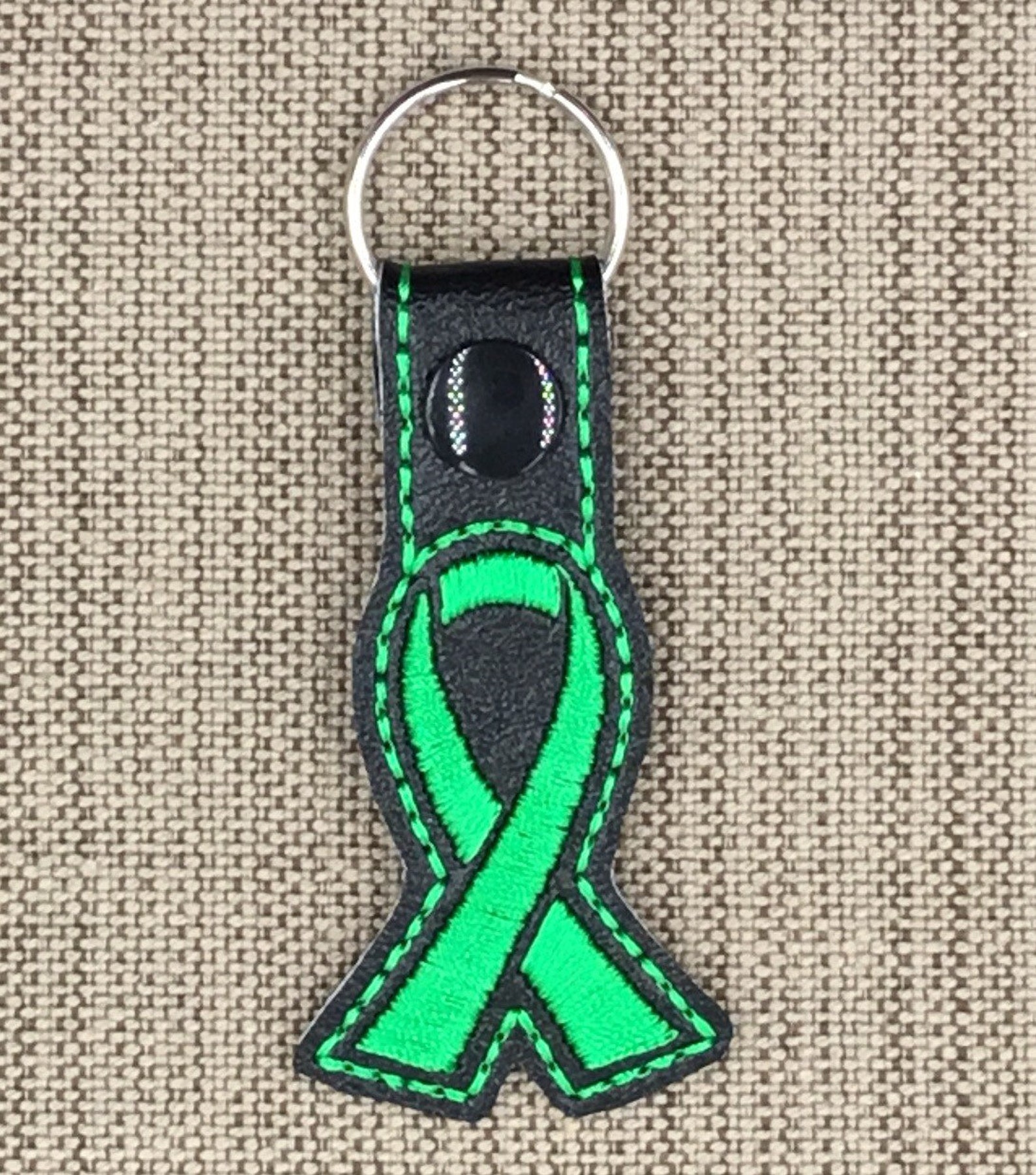 Green Awareness Keychain/luggage Tag - Etsy
