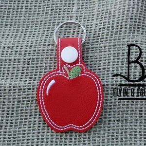 Apple Key Fob/snap Tab/keychain - Etsy