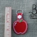 Apple Key Fob/snap Tab/keychain - Etsy