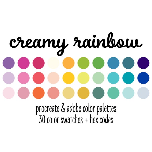 Procreate Color Palettes - Etsy
