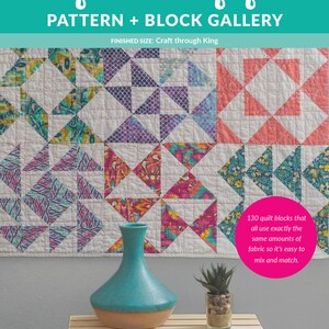 PDF Pattern: Half and Half Quilt Pattern Block Gallery - Etsy