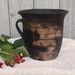 Antique Wood Vase Primitive Wooden Pitcher Rustic Home Decor Tall Vase ...