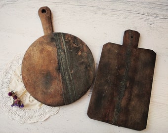 Antique Serving Tray Rustic Cutting Board Country Platter | Etsy
