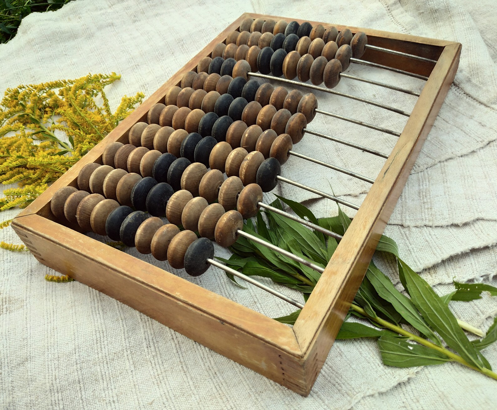 Wooden abacus wall office decor Russian abacus new vintage 70s | Etsy
