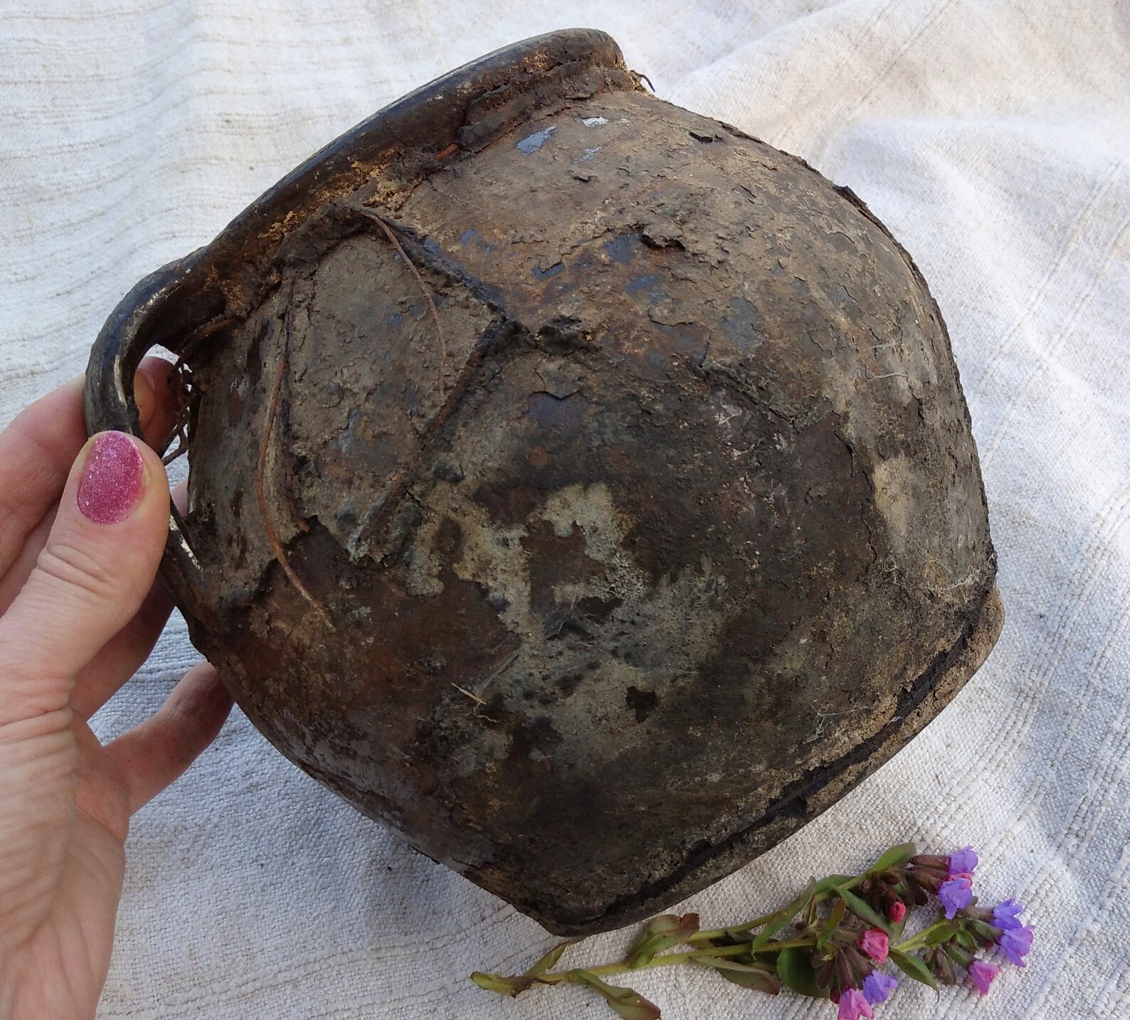 Primitive Antique Clay Pitcher Antique Ceramic Crock Rustic | Etsy