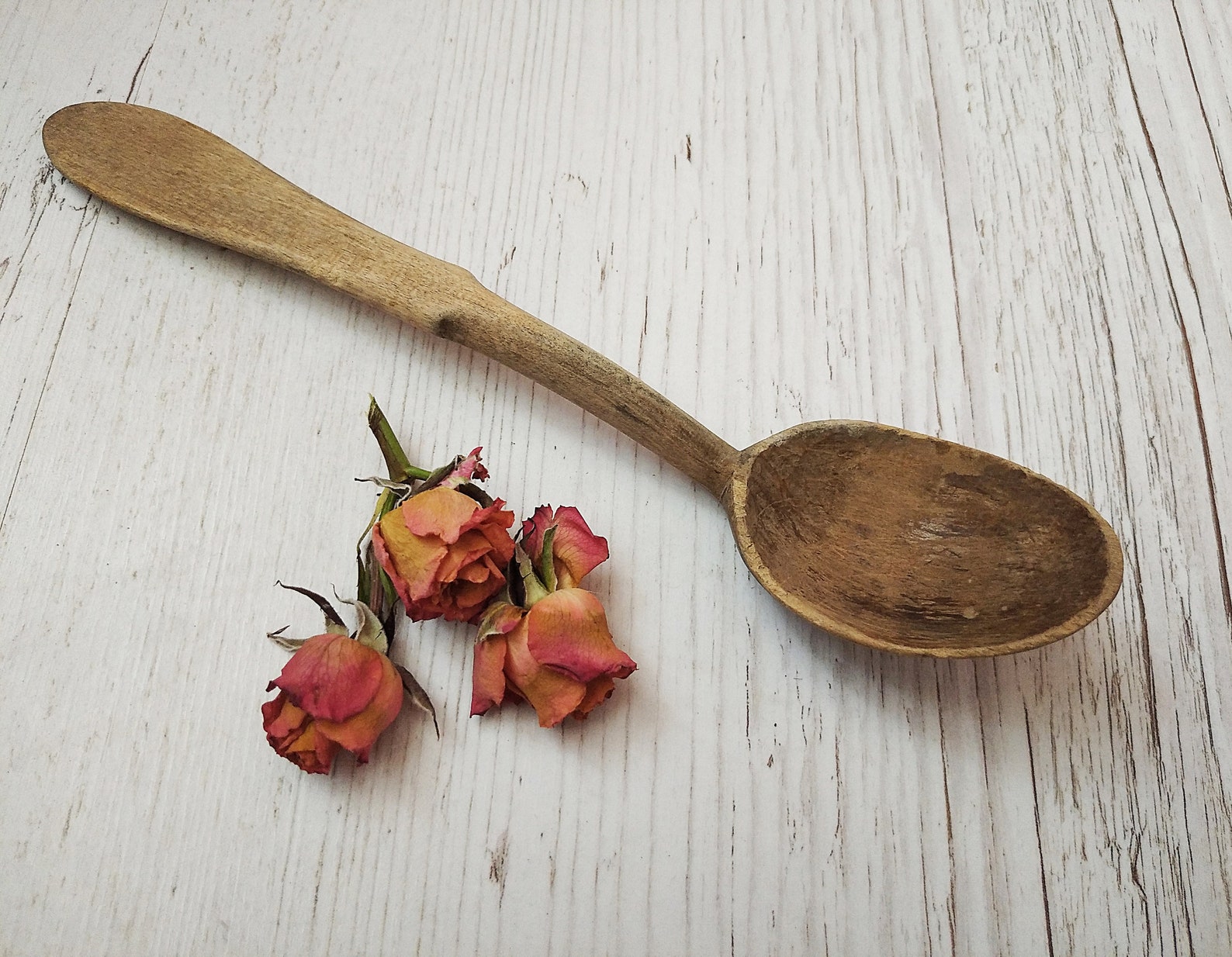 Vintage Wooden Spoon Primitive Antique Wood Rustic Kitchen - Etsy