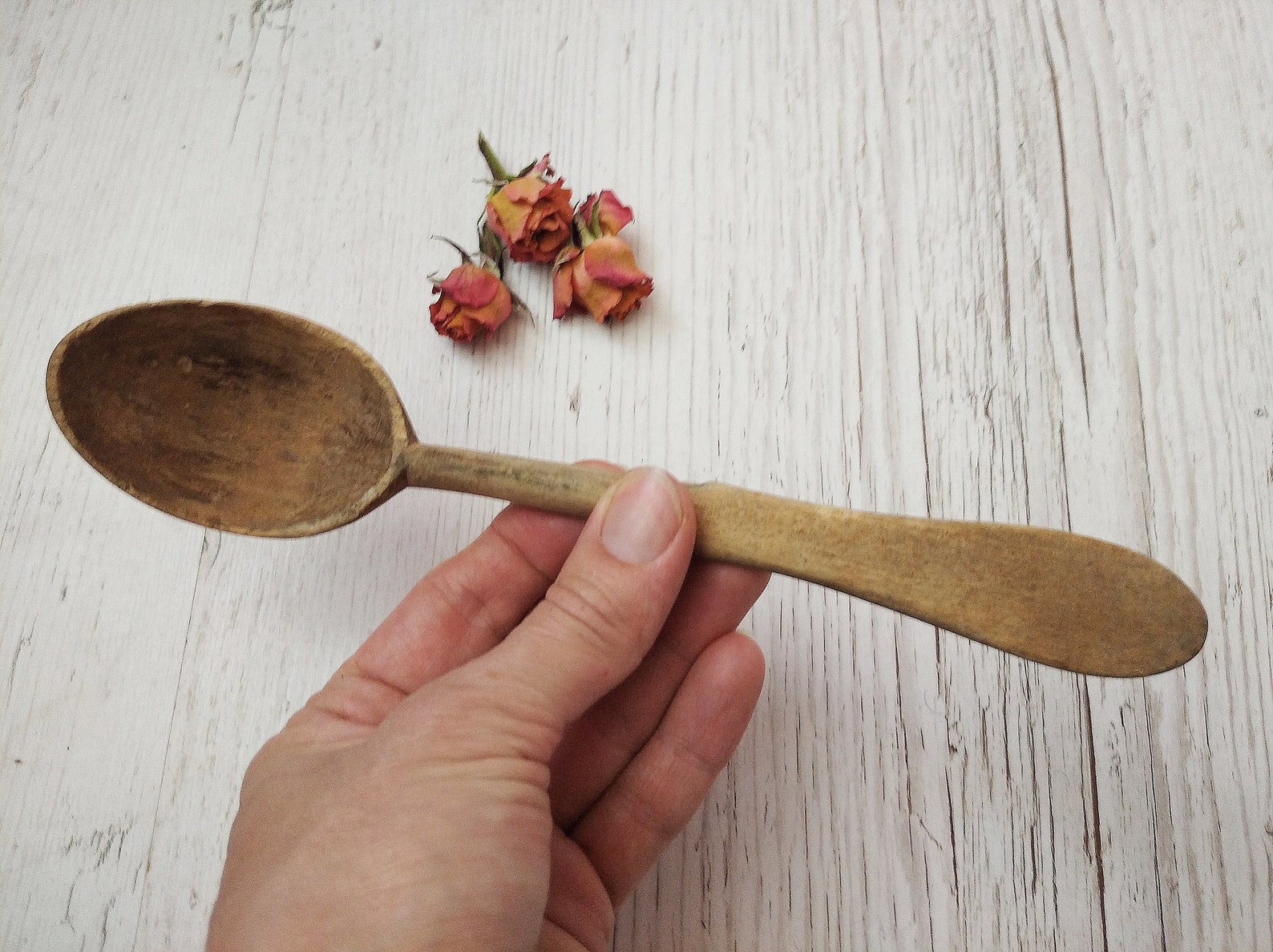 Vintage Wooden Spoon Primitive Antique Wood Rustic Kitchen - Etsy