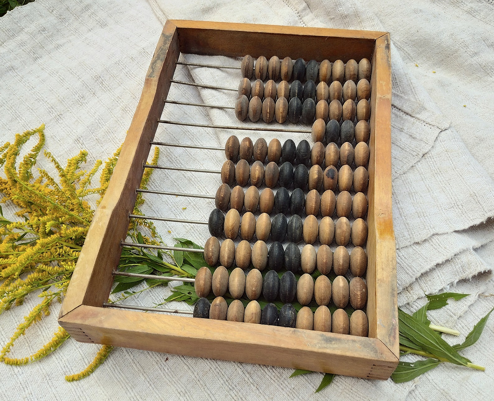 Wooden abacus wall office decor Russian abacus new vintage 70s | Etsy
