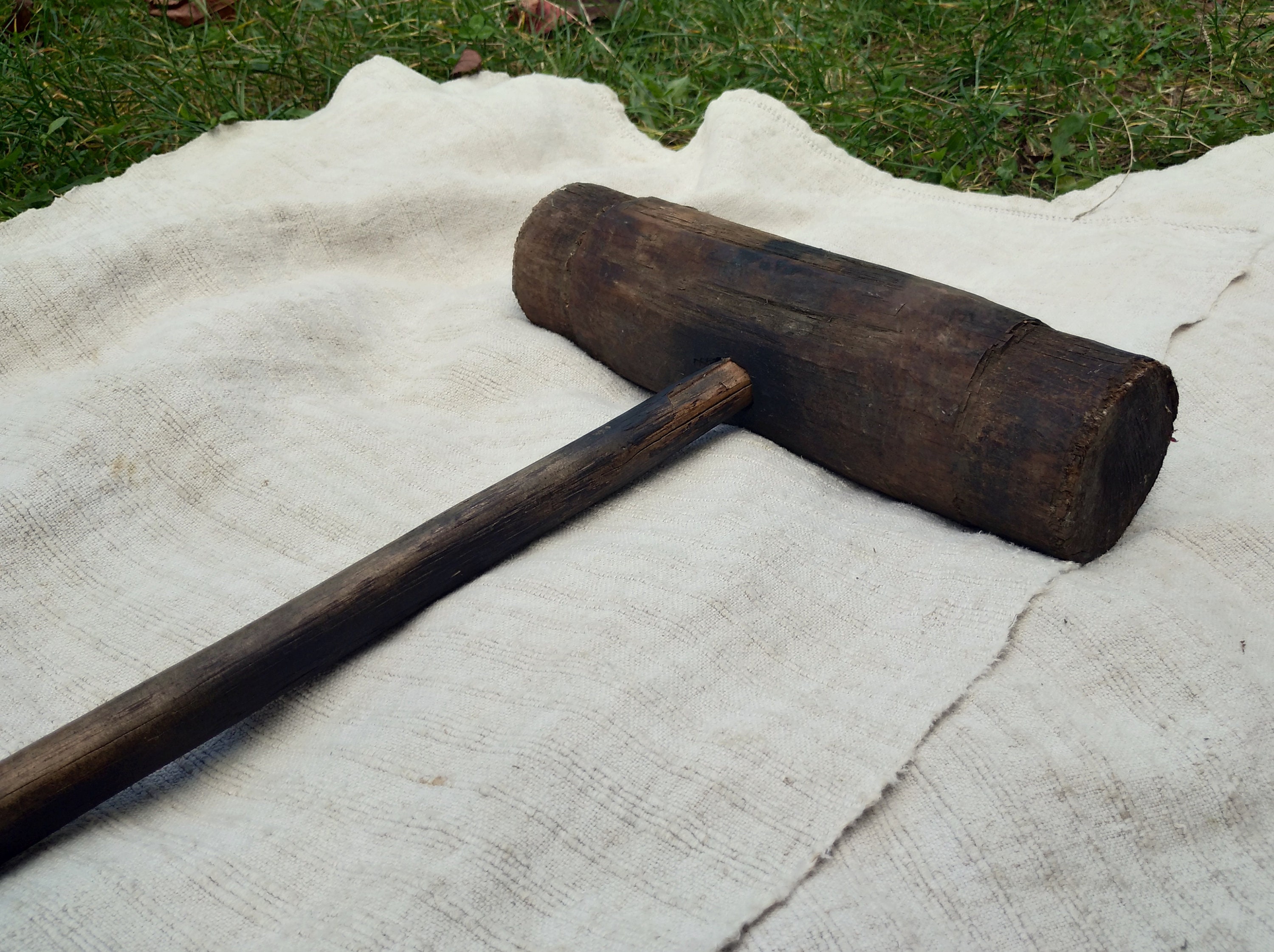 Real antique hammer Thors hammer Large hammer Wooden weapon | Etsy