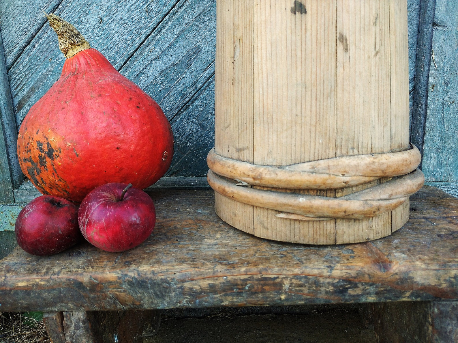 Primitive Antique Tall Vase Rustic Wooden Vase Farmhouse - Etsy