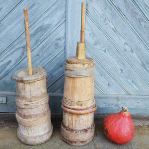 Antique Butter Churn Primitive Country Decor Antique Wooden Bowl Large ...