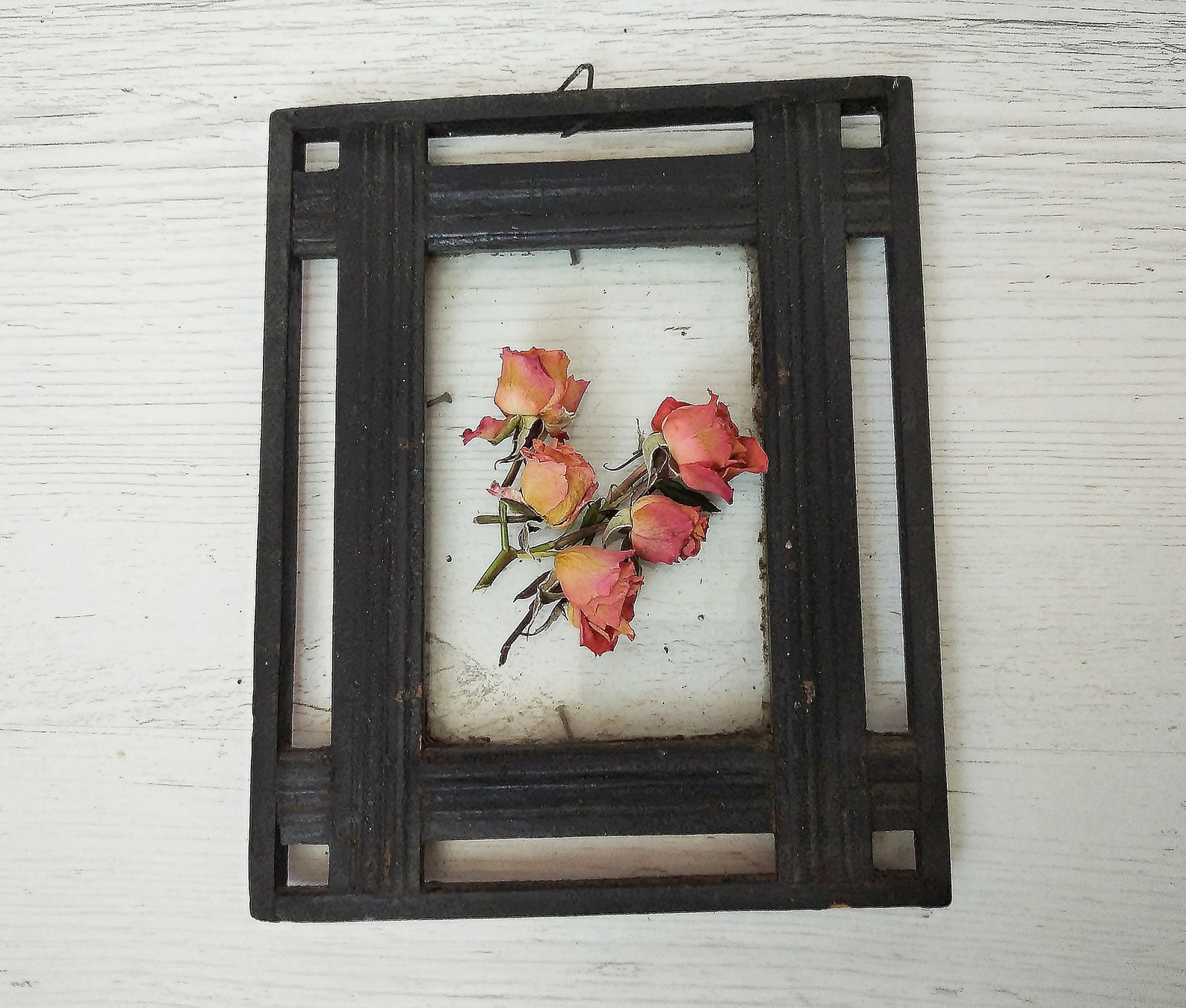 Antique Wood Frame Primitive Photo Frames Rustic Hand Carved - Etsy