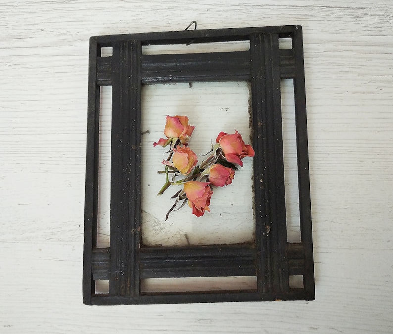 Antique Wood Frame Primitive Photo Frames Rustic Hand Carved - Etsy