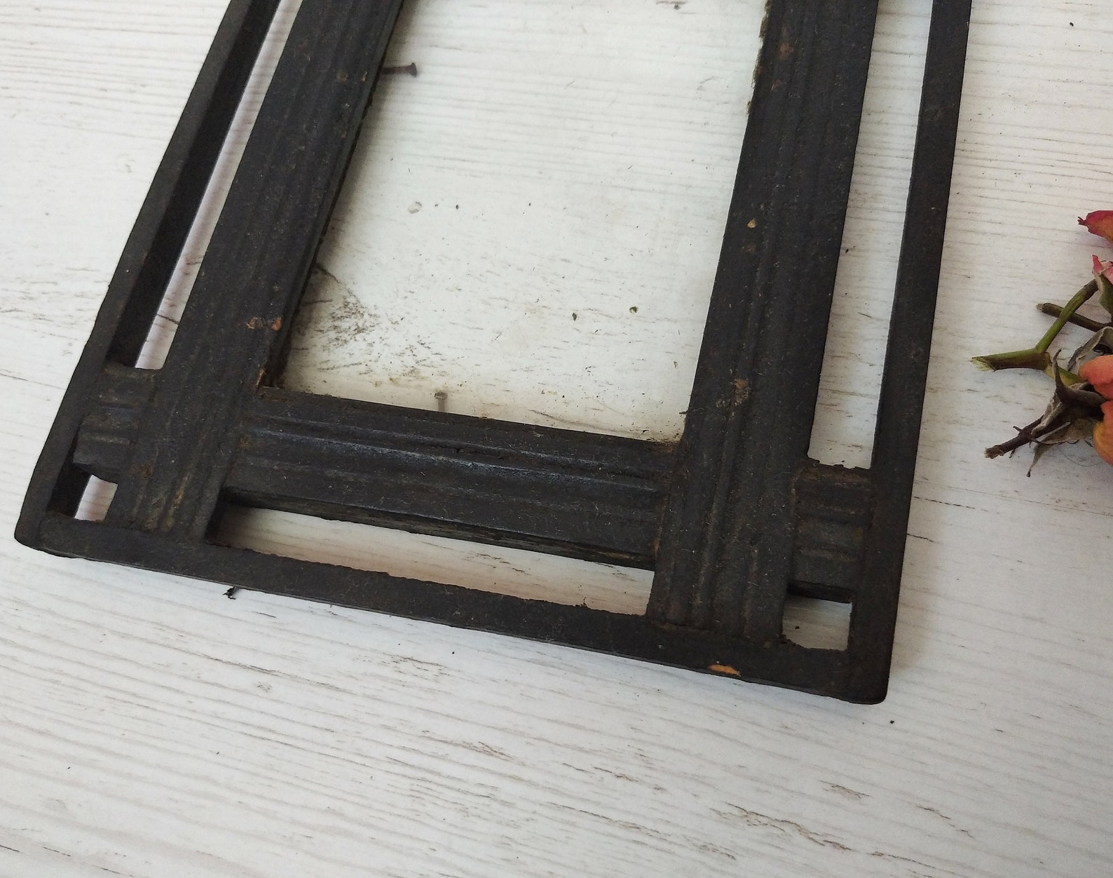 Antique Wood Frame Primitive Photo Frames Rustic Hand Carved - Etsy