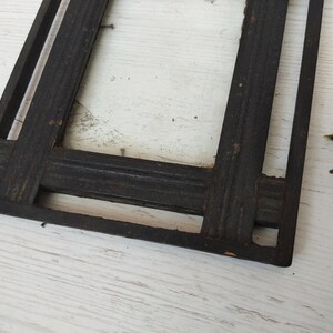 Antique Wood Frame Primitive Photo Frames Rustic Hand Carved Country ...