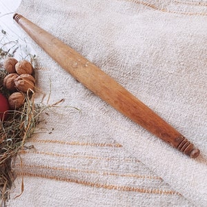 Large Wooden Rolling Pin Primitive Rustic Decor for Country Kitchen ...