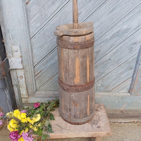 Wooden Butter Churn - Etsy
