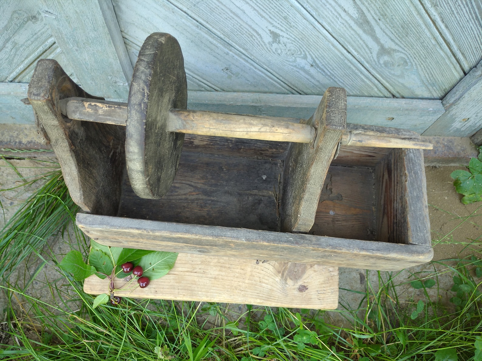 Primitive Antique Spinning Wheel Rustic Home Decor Old Wooden | Etsy
