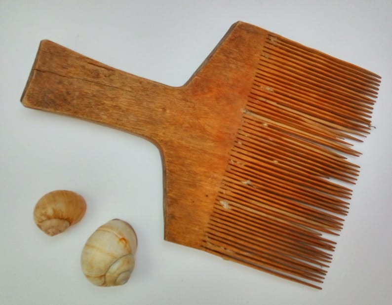 Primitive Antique Wooden Comb Rustic Home Decor Country Decor | Etsy