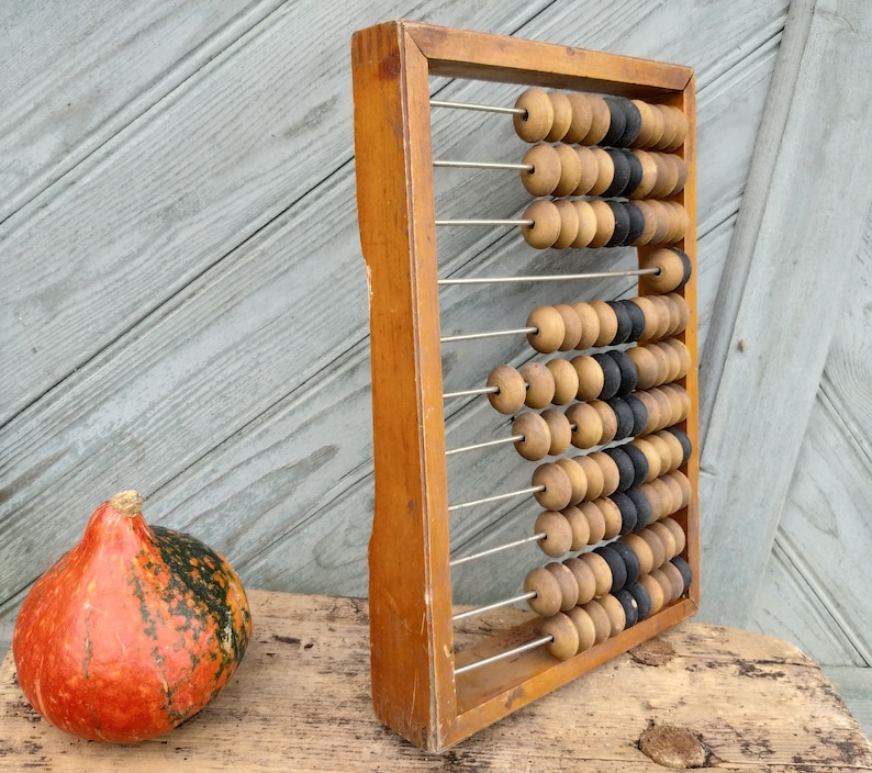 Large Abacus Wooden Abacus Frame Russian Abacus Retro Wall - Etsy
