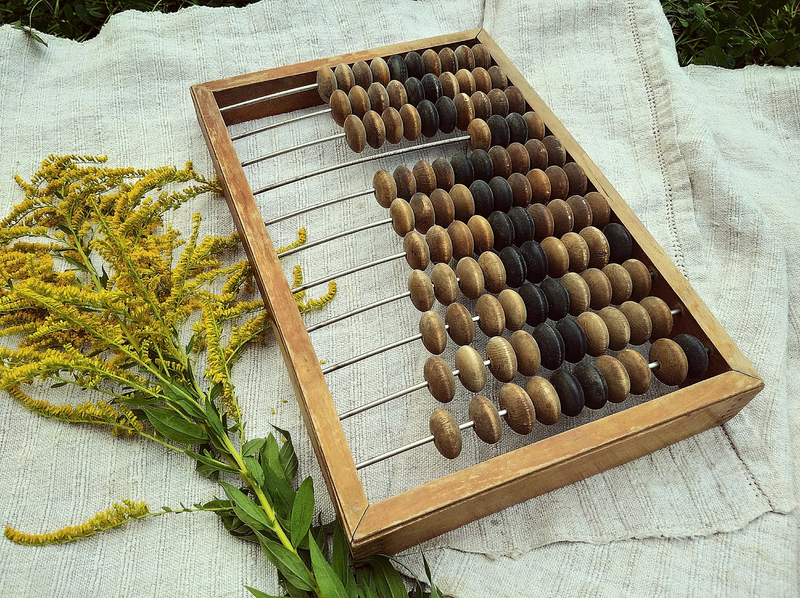 Wooden abacus wall office decor Russian abacus new vintage 70s | Etsy
