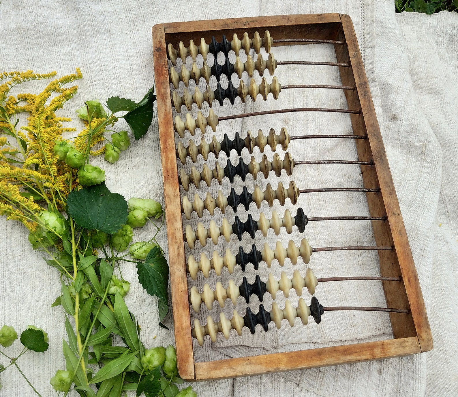 Wooden Abacus Large Russian Abacus Frame 70s Retro Home Decor - Etsy