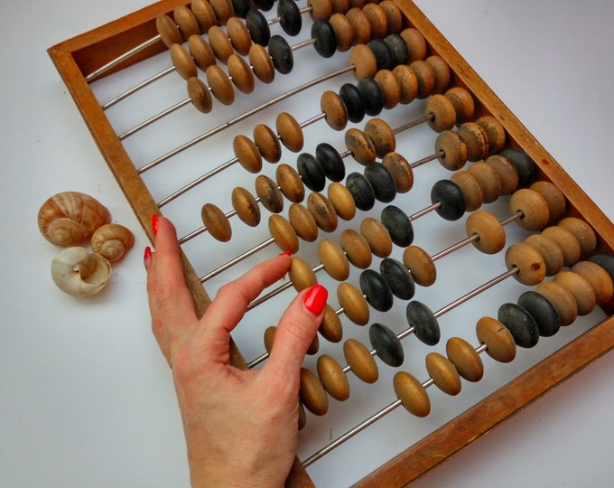 Very Large Wooden Abacus Wall Retro Calculator Counting Frame - Etsy