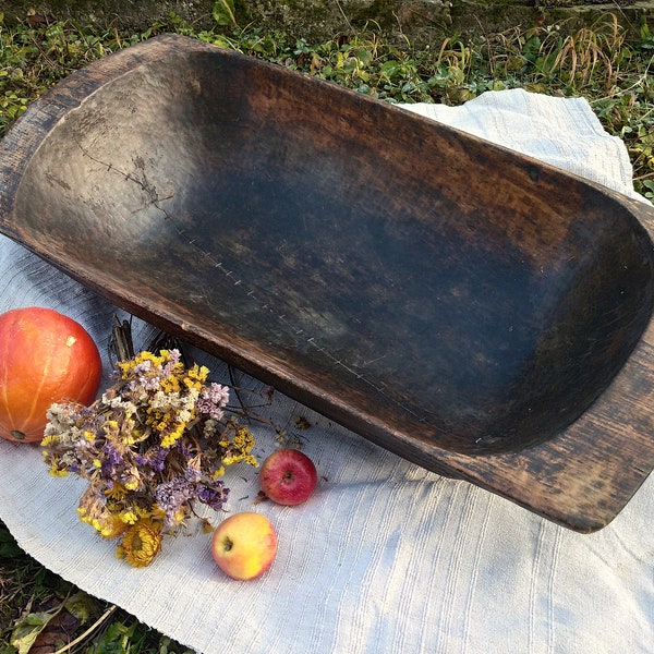 Rustic Wood Bowl - Etsy