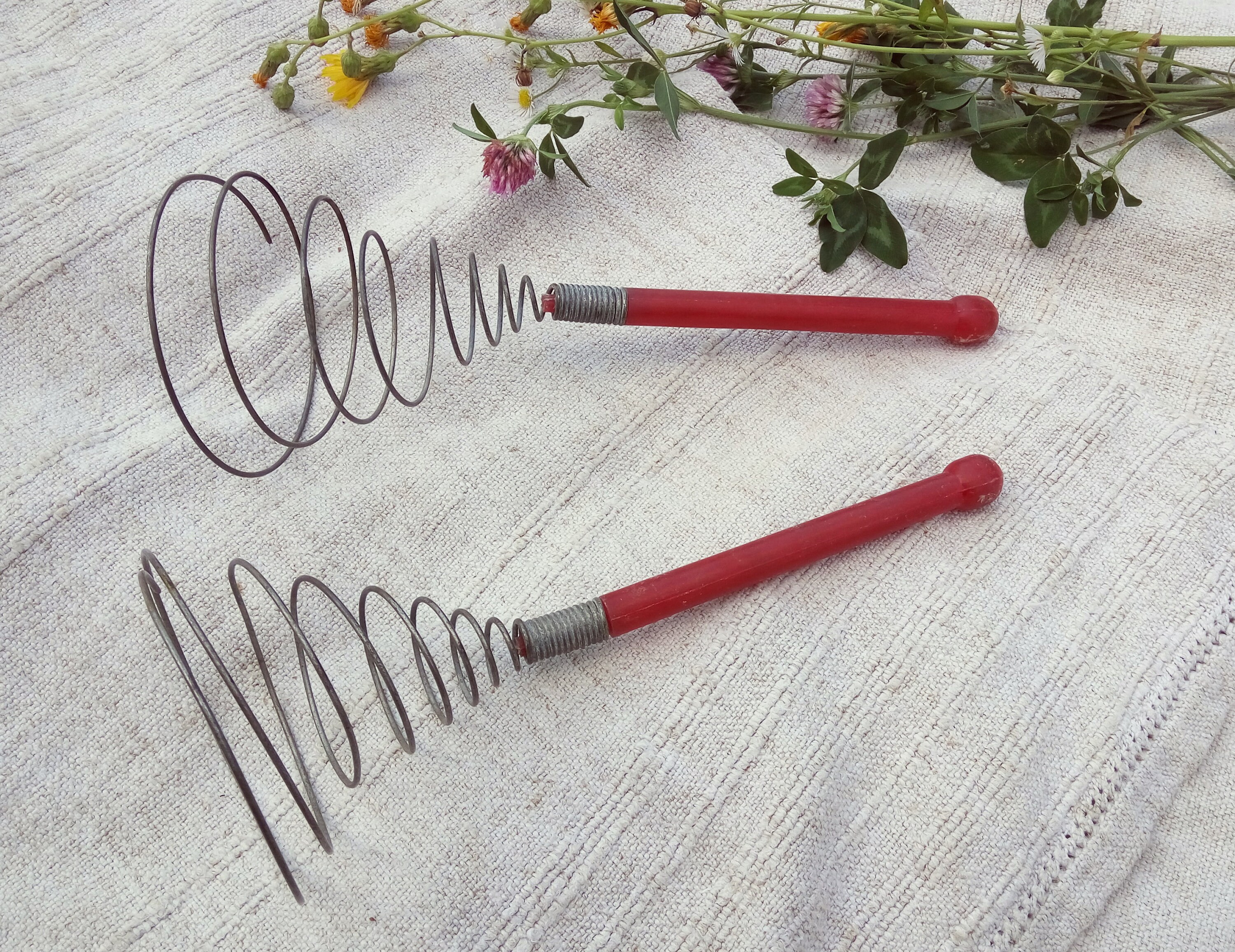 Vintage egg beater from old country cottage Farmhouse wire | Etsy