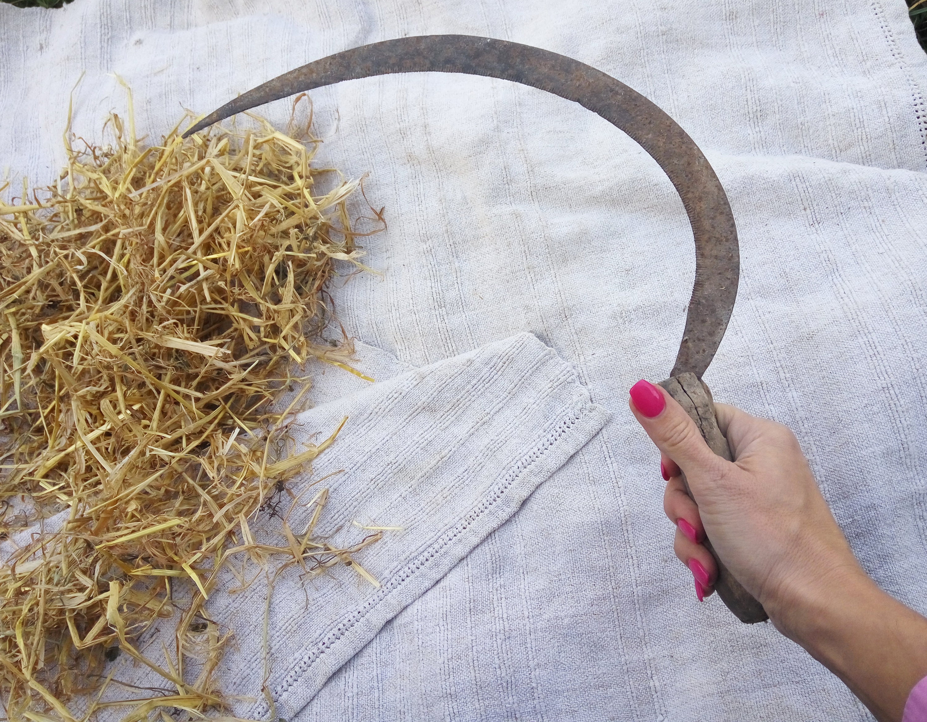 Antique Sickle Real Farmhouse Reaping Hook Rustic Wall Hanging | Etsy