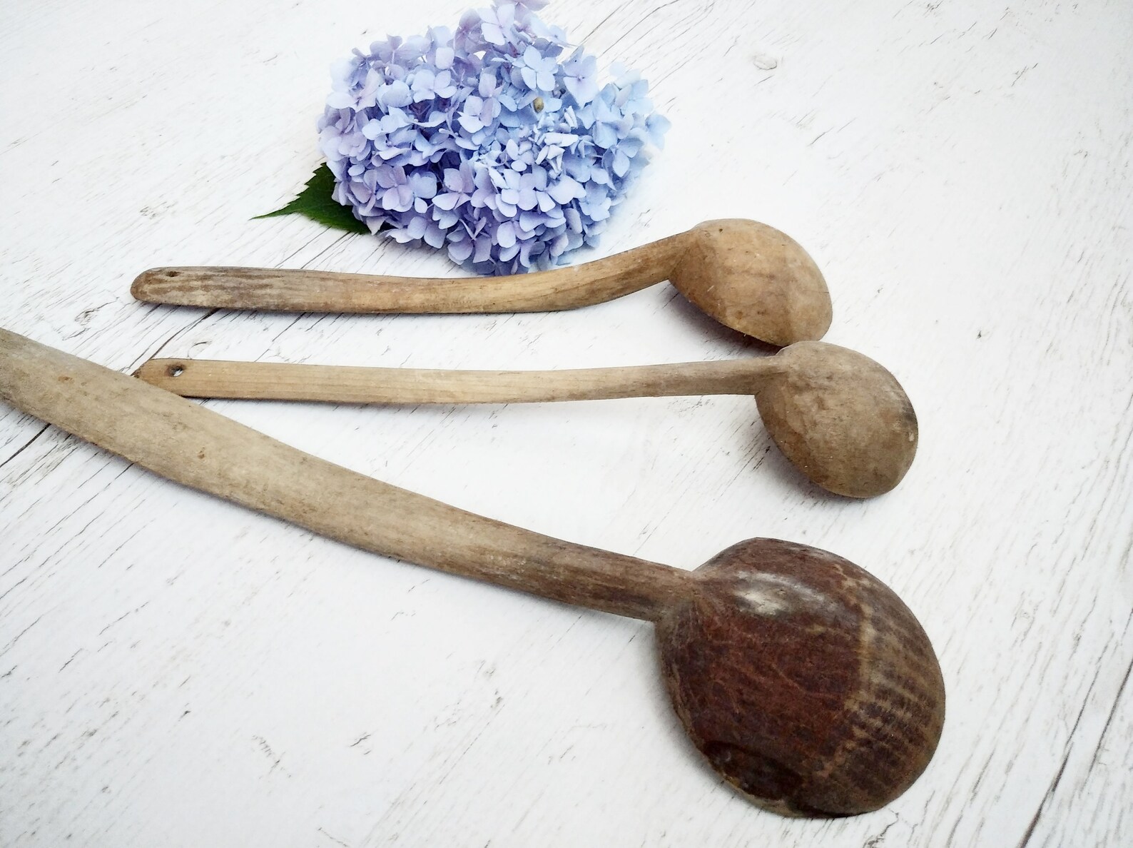 Large wooden spoons Hand carved wood rustic kitchen decor | Etsy