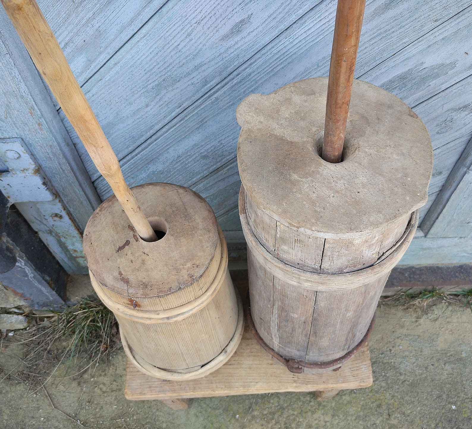 Large Antique Butter Churn Full Set for Primitive Decor and - Etsy