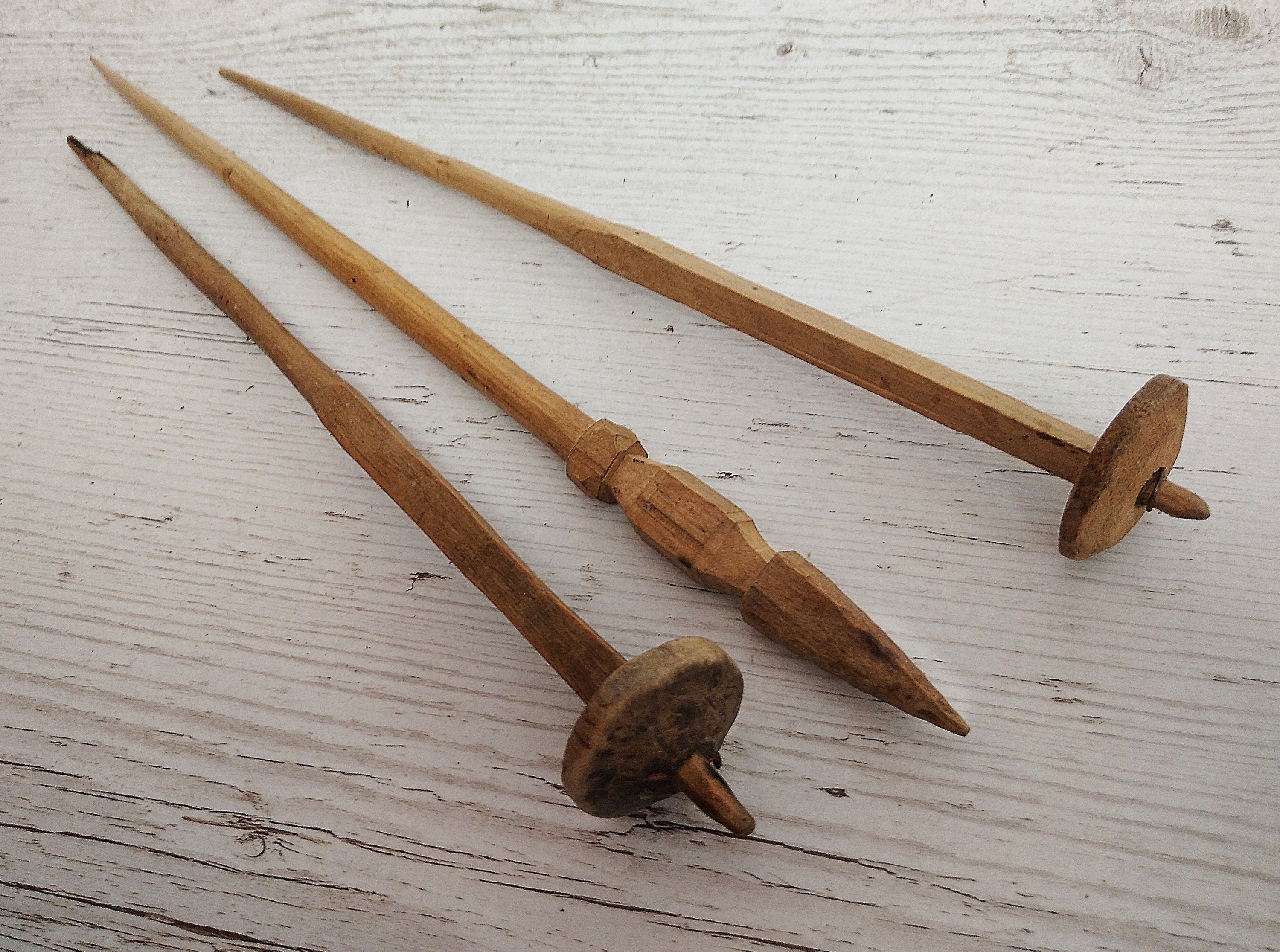 Antique top whorl drop spindle Wooden spinning wheel drop | Etsy