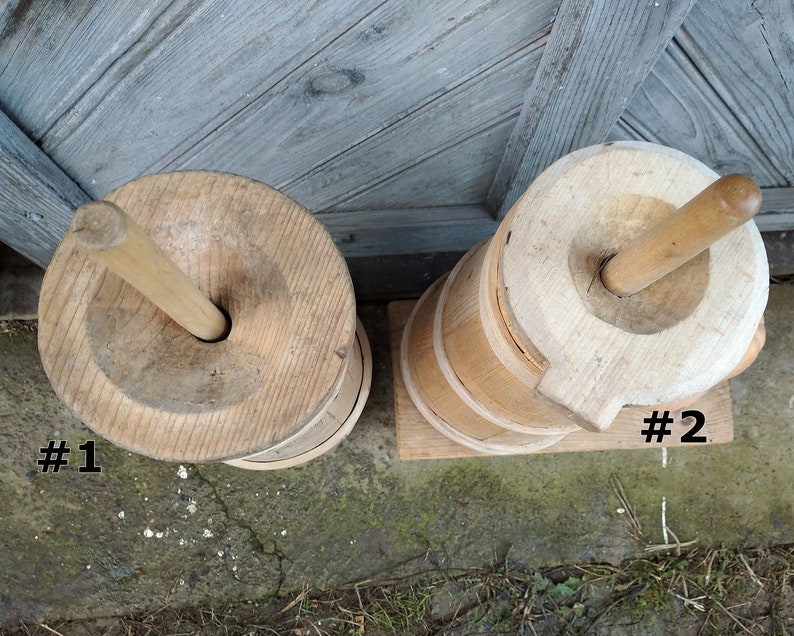 Primitive Butter Churn Antique Large Churn Wooden Country Decor Wood ...