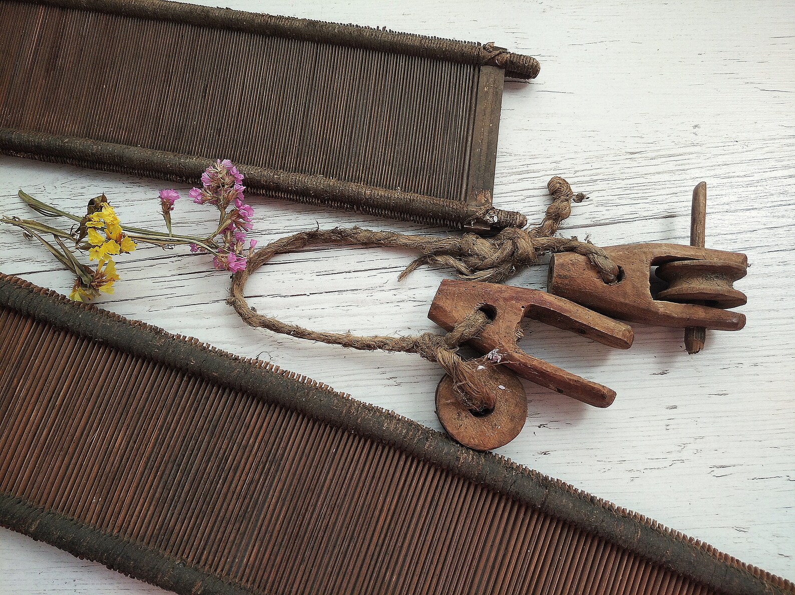 Primitive Antique Spinning Weaving Tools Ancient Fibre Arts | Etsy