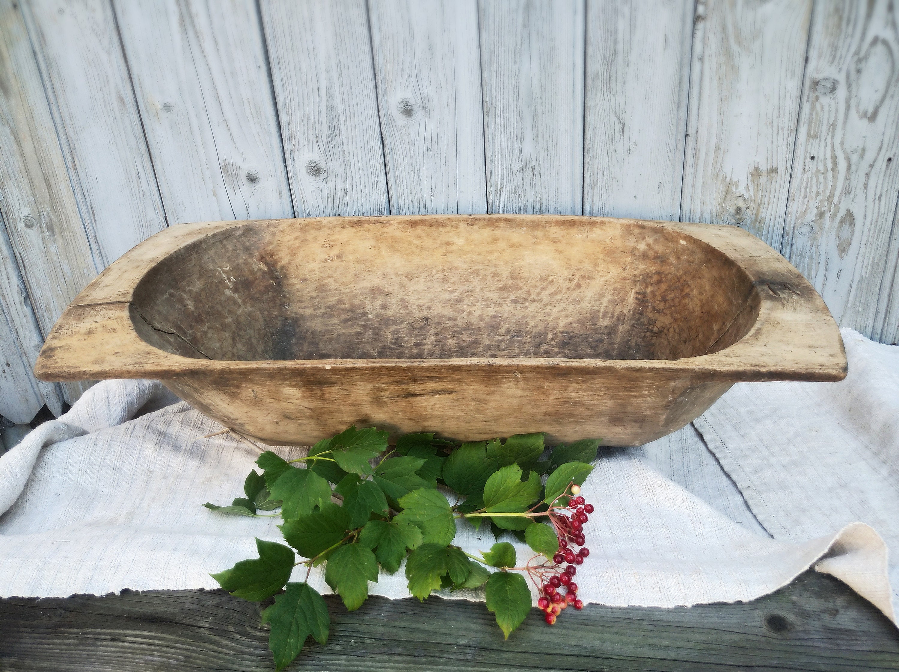 Antique wooden bowl Old dough bowl Large bread bowl Primitives | Etsy
