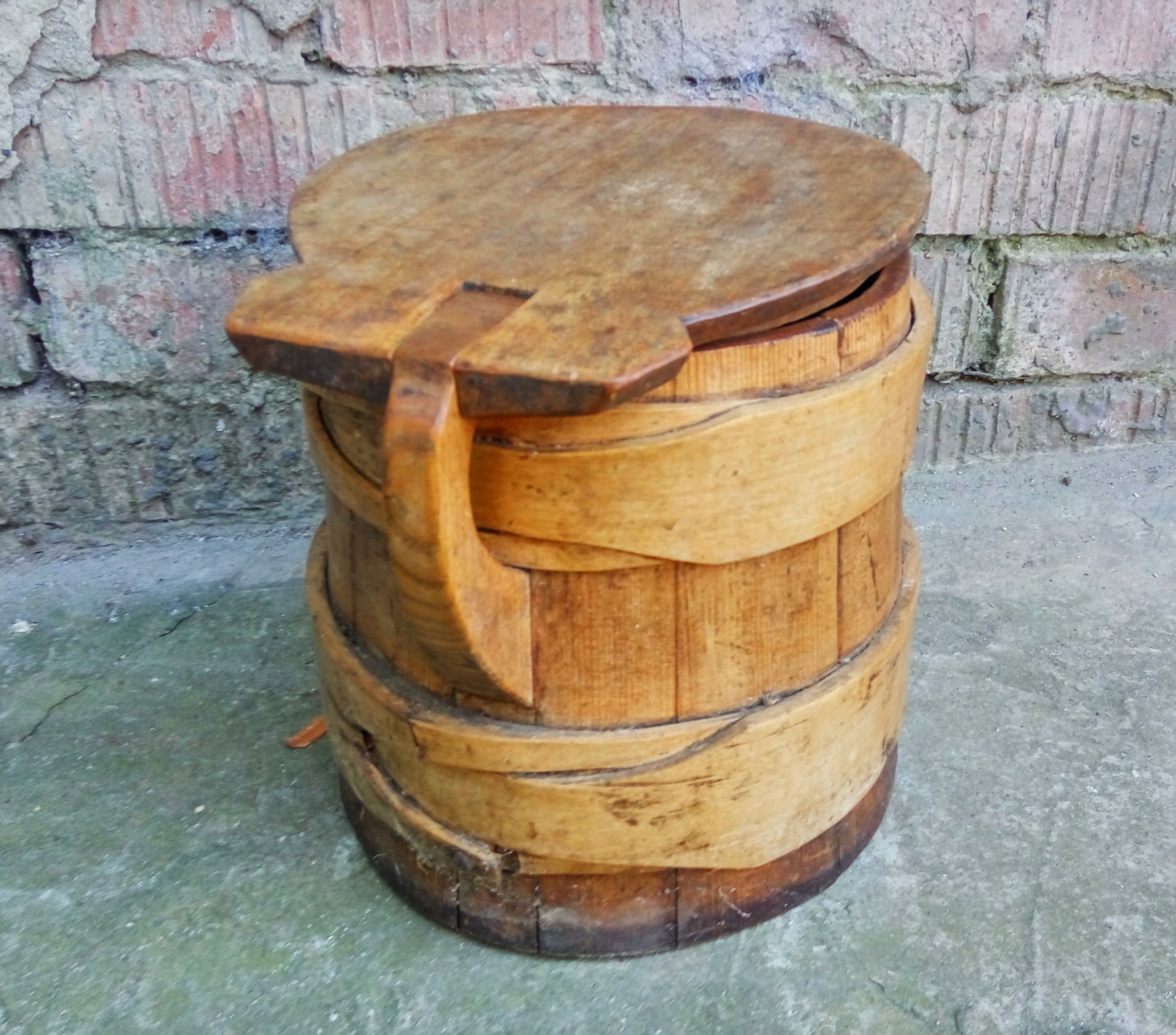 Primitive antique wooden mug Ancient ladle for drink Country | Etsy