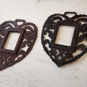 Antique Wood Frame Primitive Photo Frames Hand Carved Rustic Photo ...