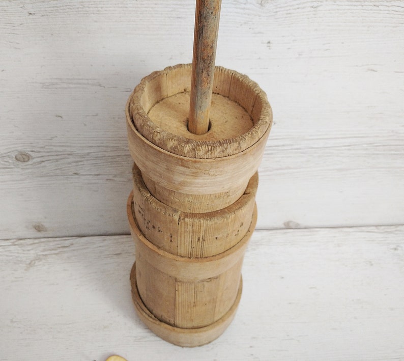 Wooden Butter Churn Primitive Antique Country Decor Large | Etsy